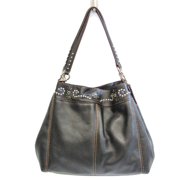 Coach | Bags | Coach Studded Border Embellishment Pebbled Leather Lexi ...